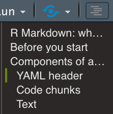 Getting started in R markdown - Stats and R